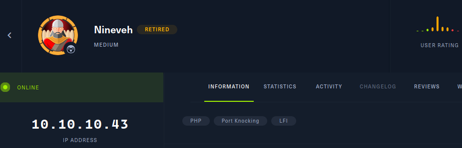 Hackthebox Nineveh · rchitect