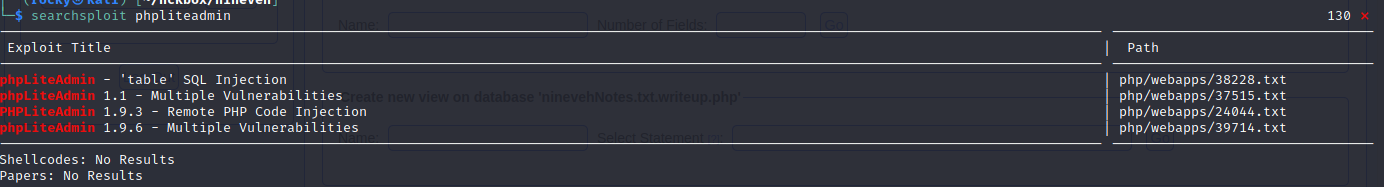 Hackthebox Nineveh · rchitect